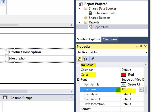 SSRS – Create no rows retrieved message – Jim Salasek's SQL Server Blog