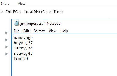 Quickly load data with Bulk Insert – Jim Salasek's SQL Server Blog