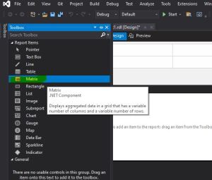SSRS – Matrix Report – Jim Salasek's SQL Server Blog