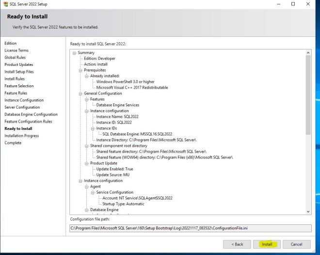 Installing SQL Server 2022 Developer Edition – Jim Salasek's SQL Server ...