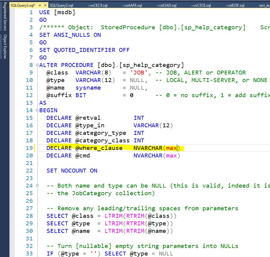 How to hide Report Service jobs in SSMS – Jim Salasek's SQL Server Blog