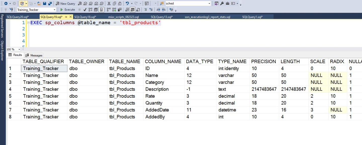 Find Columns In Your Database – Jim Salasek's SQL Server Blog